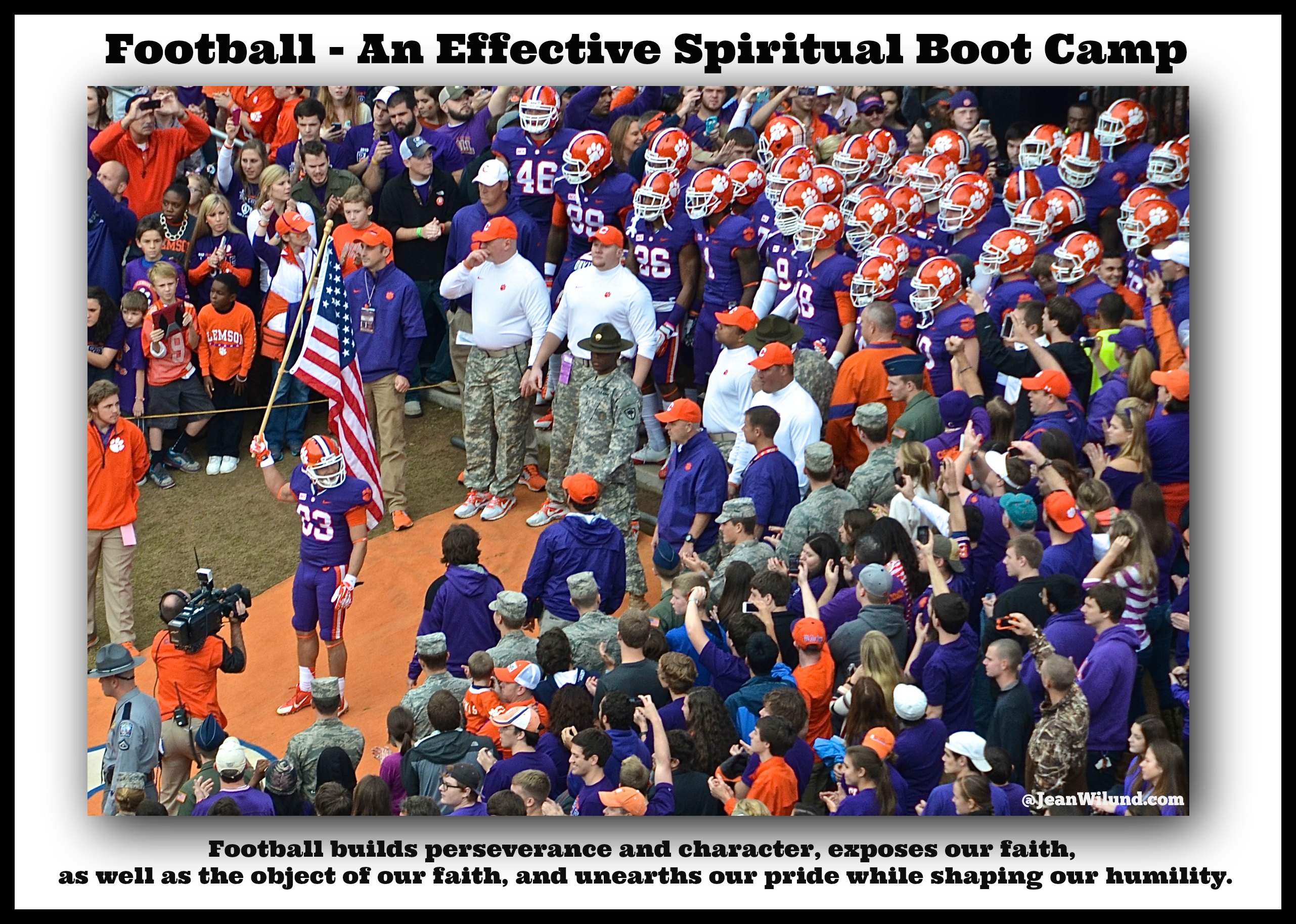 Football An Effective Spiritual Boot Camp - Jean Wilund, Christian ...