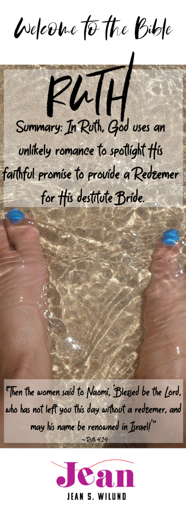 Dip Your Toes into Book of Ruth - Jean Wilund, Christian Writer/Speaker ...