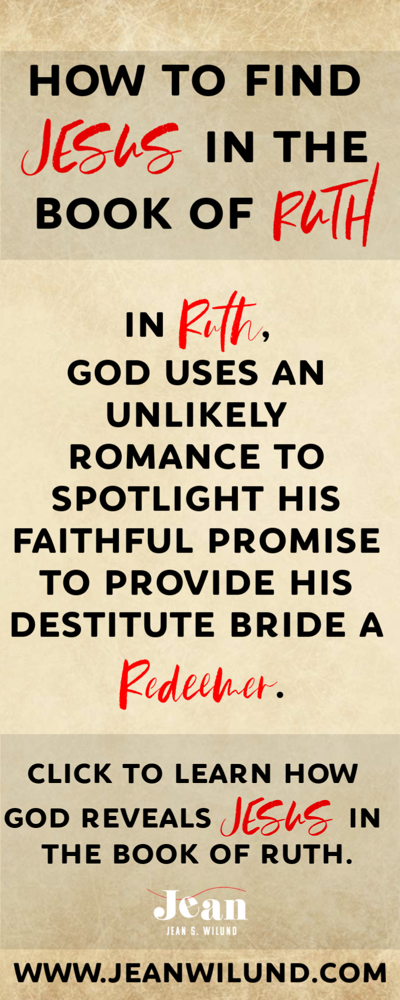 Jesus in Ruth Pinterest - Jean Wilund, Christian Writer/Speaker/Bible ...